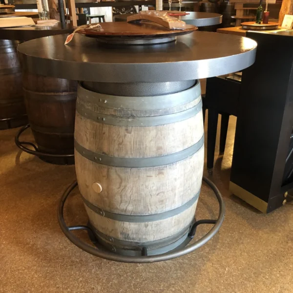 Wine Barrel Table Foot Rest | Oak Barrel Table Foot Rail - The Oak ...