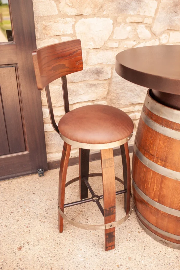 Handmade Wooden Pub Chair - The Oak Barrel Company